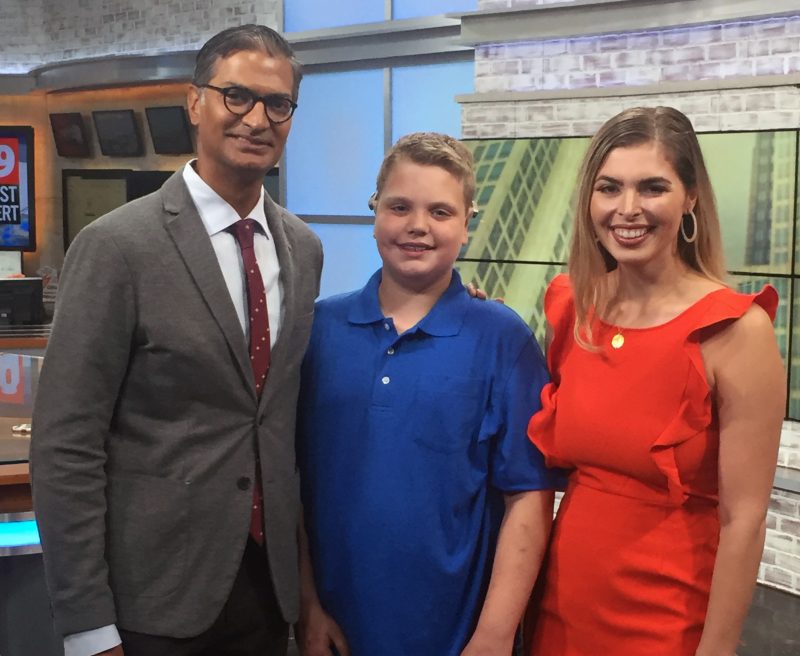 Dr. Ananth Murthy, patient Elijah Bell talk advancements in ear ...