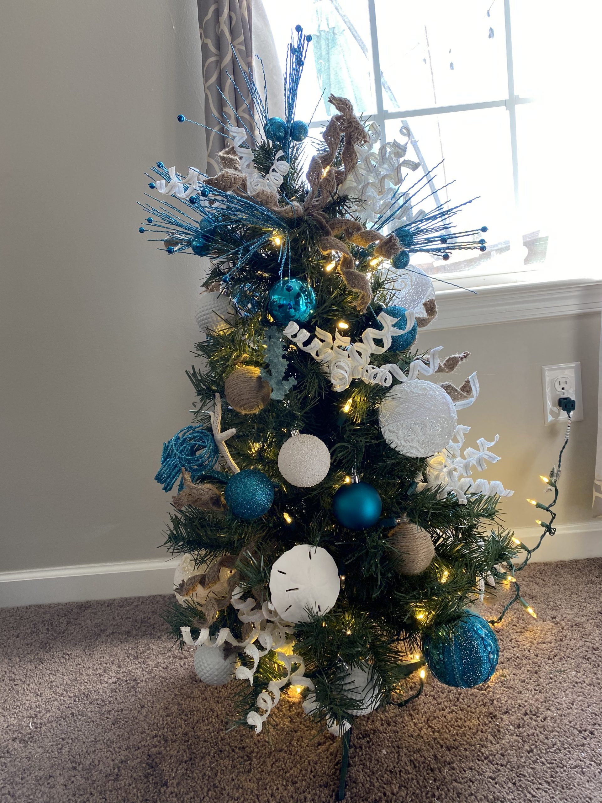 Cancer patient's beach-inspired tree is small in stature but big on ...