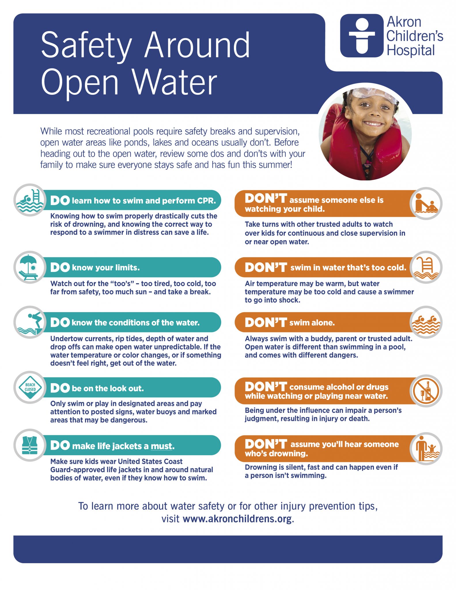Safety around open water : Inside Children's Blog