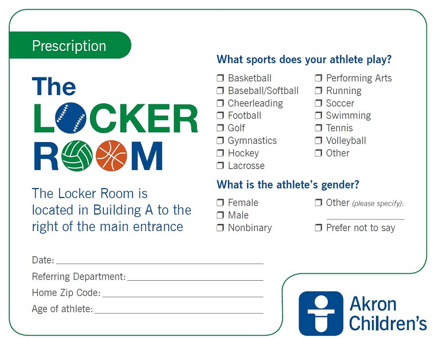 Boardman “Locker Room” helps young athletes gear up : Inside Children's ...