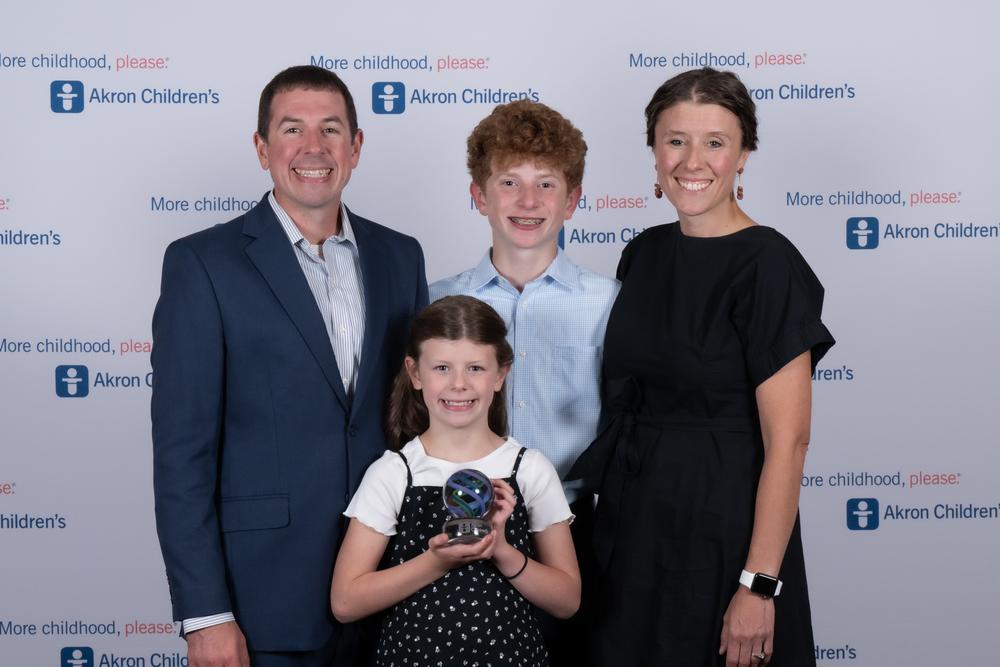 Gries family receives Family Impact Award for safe sleep education ...